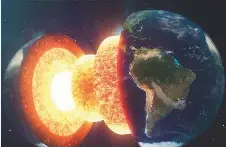 Earth’s inner core rotating slower than surface, study suggests ...