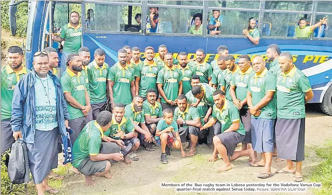 Bua banks on home support in Vanua Cup decider - PressReader