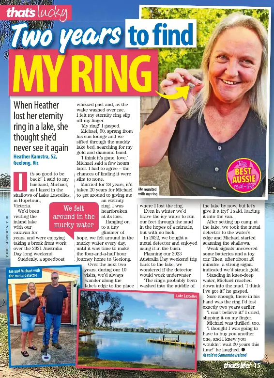 Two years to find MY RING - PressReader