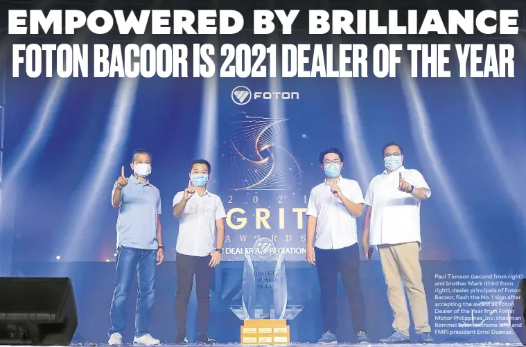 EMPOWERED BY BRILLIANCE FOTON BACOOR IS 2021 DEALER OF THE YEAR ...