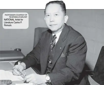 Reading Carlos P. Romulo as National Artist and Filipino - PressReader