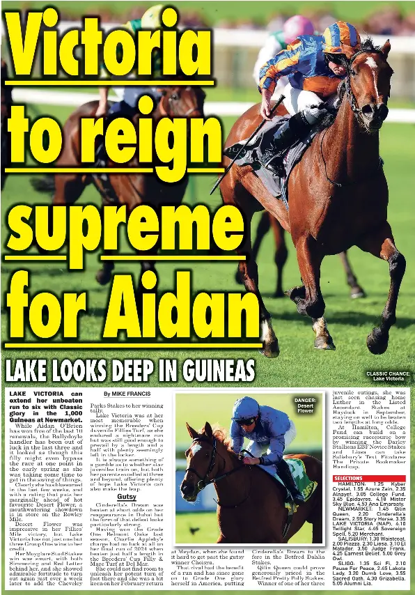 Victoria to reign supreme for Aidan - PressReader