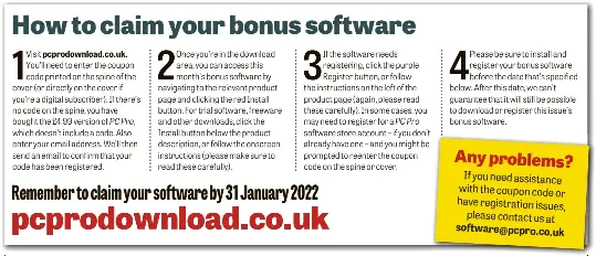 How to claim your bonus software - PressReader