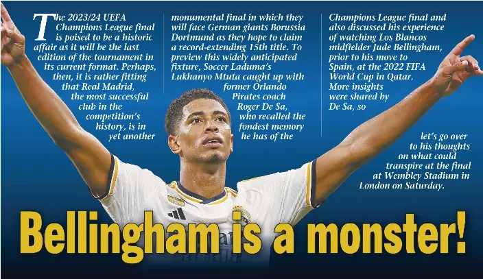 Bellingham is a monster! - PressReader