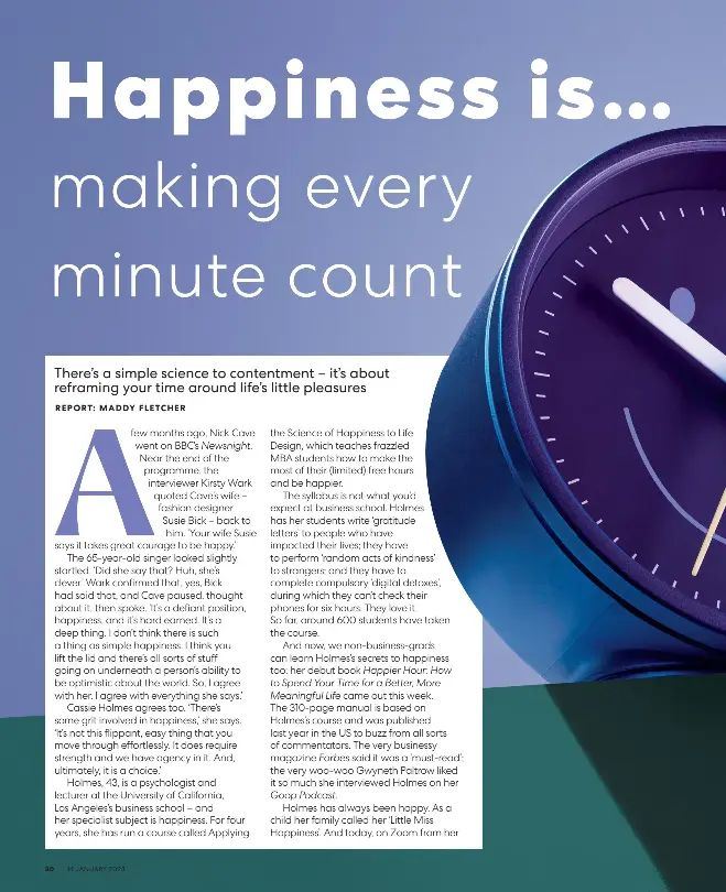 Happiness is… making every minute count - PressReader