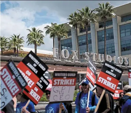 Pens down in Hollywood strike - PressReader