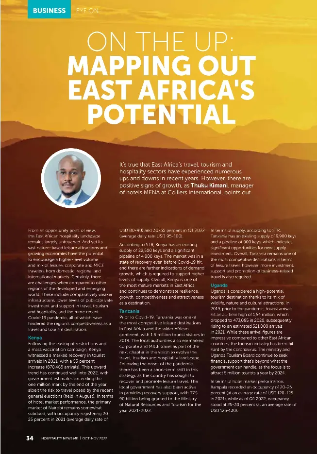 On the up: Mapping out East Africa’s Potential - PressReader