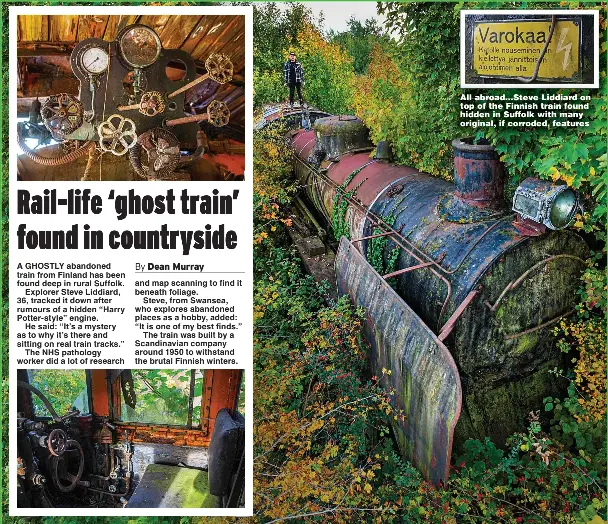 Rail-life ‘ghost train’ found in countrysid­e - PressReader