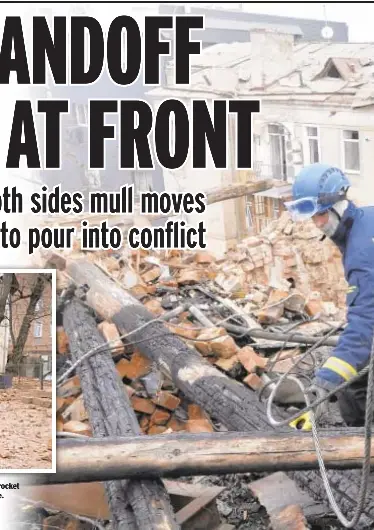 BRUTAL STANDOFF DRAGS ON AT FRONT - PressReader
