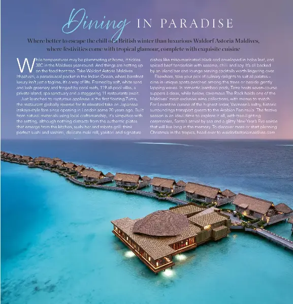 W Dining IN PARADISE - PressReader