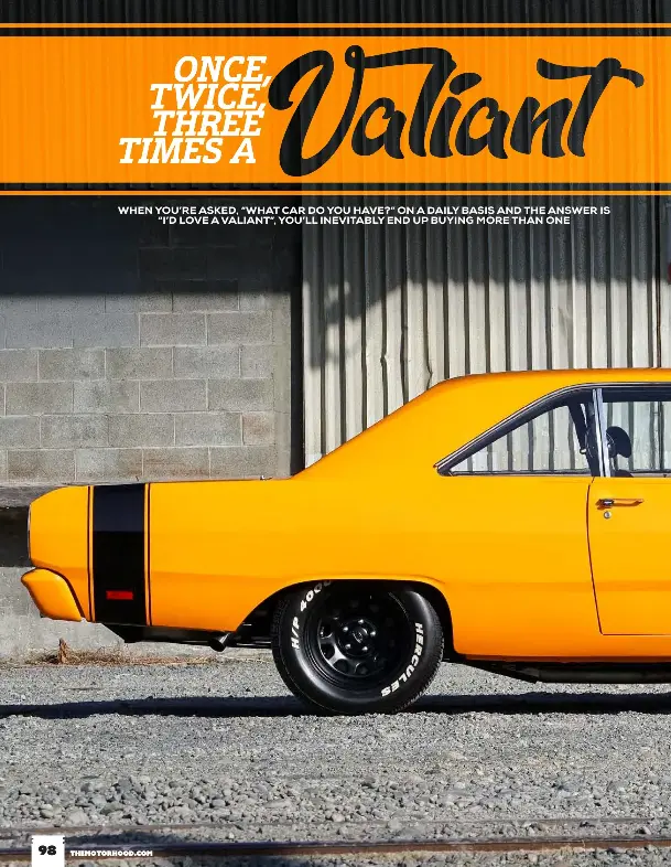 98: THREE TIMES A CHARM — BIG BLOCK VALIANT - PressReader
