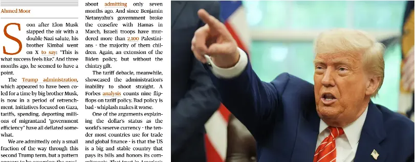 Trump’s dangerous projects follow a predictabl­e pattern - PressReader