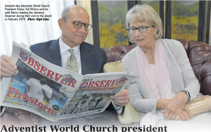 Adventist World Church president visiting Jamaica this weekend ...