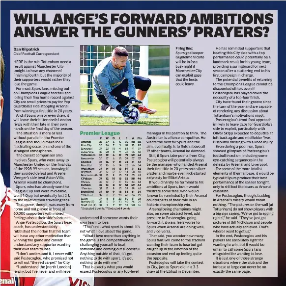 WILL ANGE’S FORWARD AMBITIONS ANSWER THE GUNNERS’ PRAYERS? - PressReader