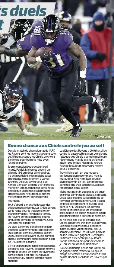 Bonne chance aux Chiefs contre le jeu au sol ! - PressReader