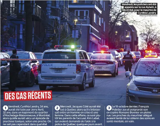 DES CAS RÉCENTS - PressReader