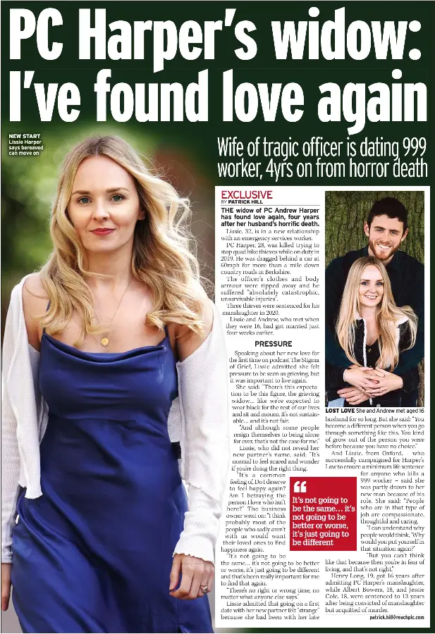 PC Harper’s widow: I’ve found love again - PressReader