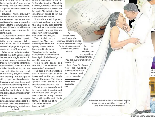 Jemeta prayed about the man she would meet and marry - PressReader