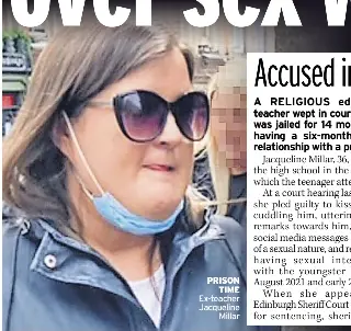 Teacher sent to jail over sex with pupil - PressReader