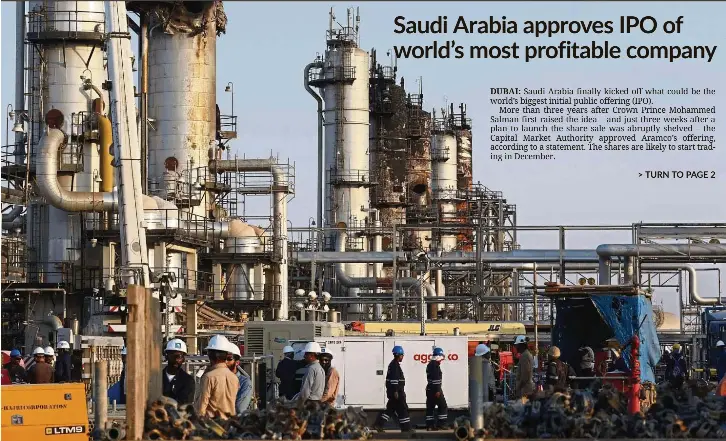 Saudi Arabia approves IPO of world’s most profitable company - PressReader