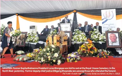 Mangope rolled the dice to better his people - PressReader