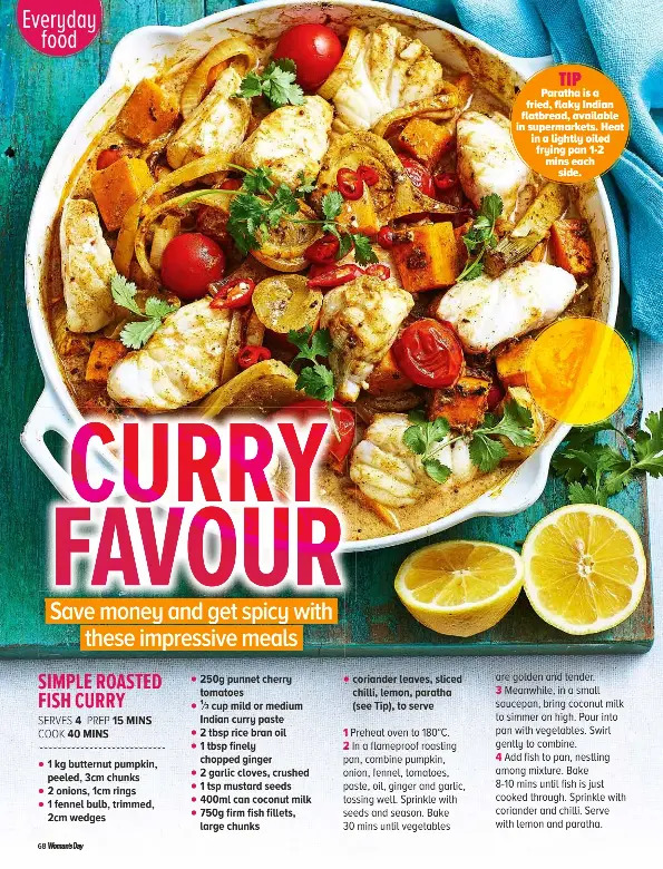 SIMPLE ROASTED FISH CURRY - PressReader