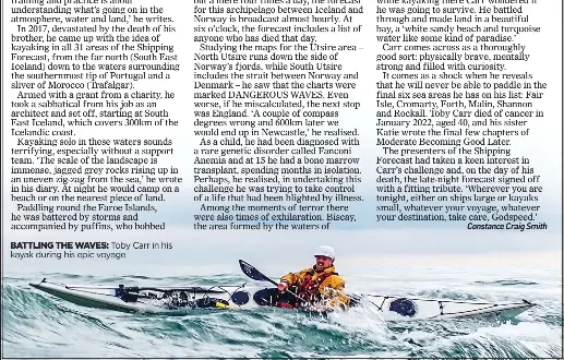 From Cromarty to Dogger, an epic kayak voyage through the Shipping ...