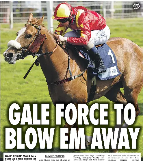 ALL OF TODAY’S TOP RACING TIPS GALE FORCE TO BLOW EM AWAY - PressReader