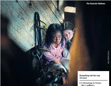 The Exorcist: Believer takes possession of North America box office top spot - PressReader