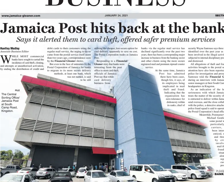 Jamaica Post hits back at the banks - PressReader