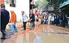 At Rangpuri Pahadi, Saxena points to ‘hellish state’, CM Atishi thanks him for raising issue ...