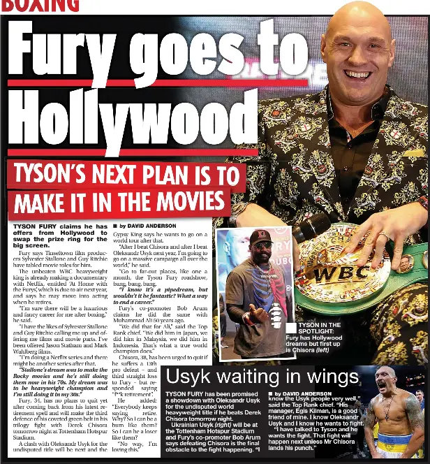 Fury goes to Hollywood - PressReader