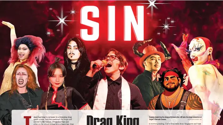 Drag King to be tattooed live on stage - PressReader
