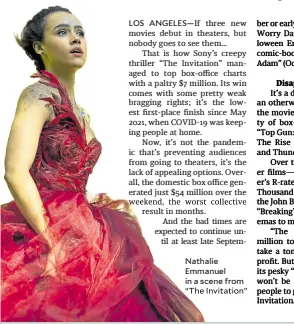 ‘The Invitation’ tops box office with $7M in catastroph­ically slow weekend - PressReader