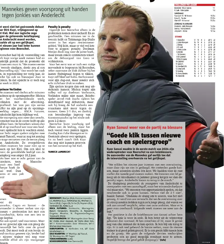 Dan toch niet het gedroomde debuut voor Dirk Kuyt - PressReader