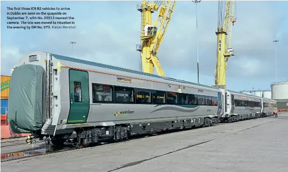 New ICR DMU intermedia­te cars reach Ireland - PressReader