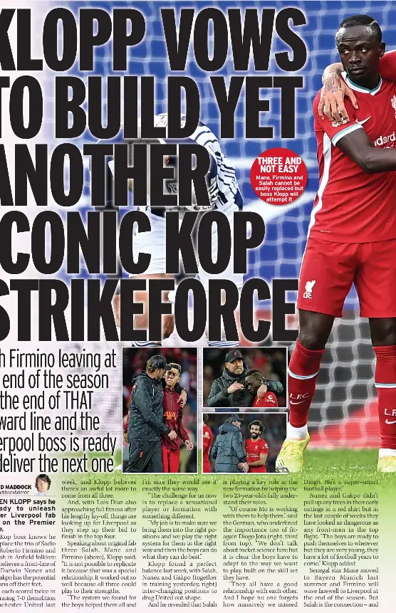 KLOPP VOWS TO BUILD YET ANOTHER ICONIC KOP STRIKEFORC­E - PressReader