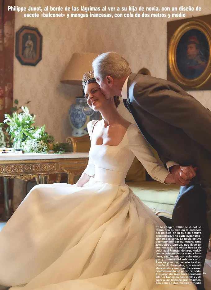 La romántica, aristocrát­ica y elegante boda de Isabelle Junot y Álvaro Falcó, marqués de Cubas ...