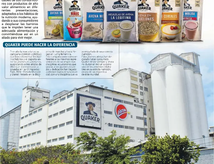 Avena Quaker, nutriciona­lmente PODEROSA - PressReader