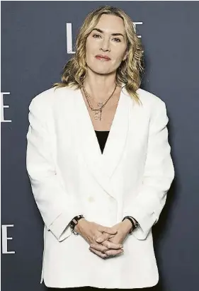 Kate Winslet abraza unos 50 sin artificios - PressReader