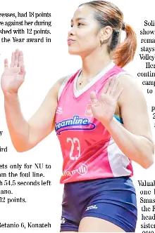 Galanza continues to glow - PressReader