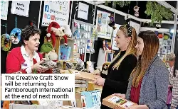 Craft show is back... with extra stitches! - PressReader