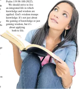 KNOWLEDGE - WISDOM = PRIDE - PressReader