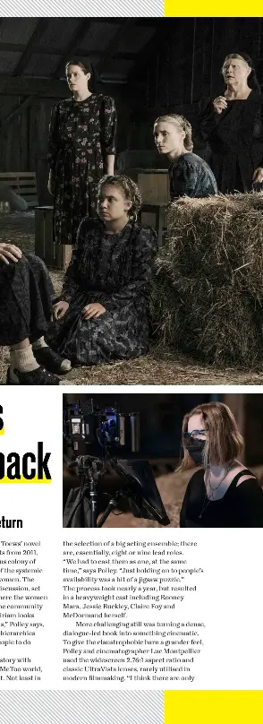 No./10 Inside Sarah Polley’s barnstormi­ng comeback - PressReader