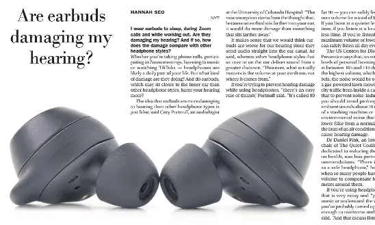 Are earbuds damaging my hearing? - PressReader