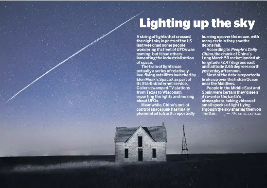 Lighting up the sky - PressReader