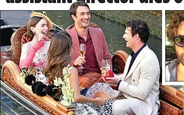 Show goes on for brave Emily In Paris stars after assistant director dies on set - PressReader