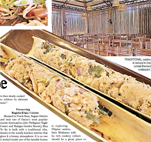 A taste of Bagobo-Klata heritage cuisine - PressReader
