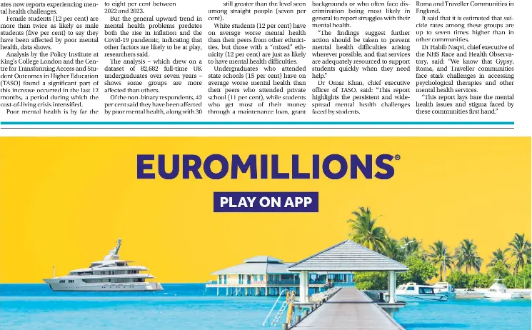 Mental health issues among students have almost tripled - PressReader