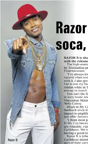 Razor B goes soca, again - PressReader